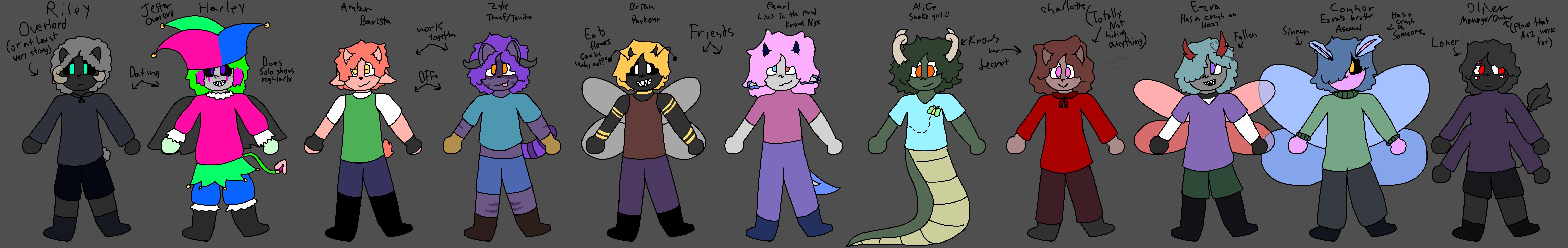 My HH OCs (Fixed) - ibisPaint