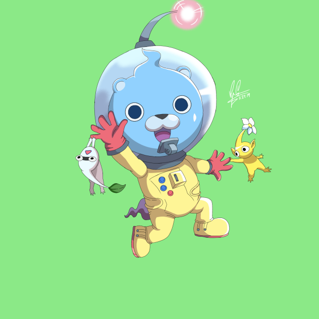 Usapyon as Olimar - ibisPaint