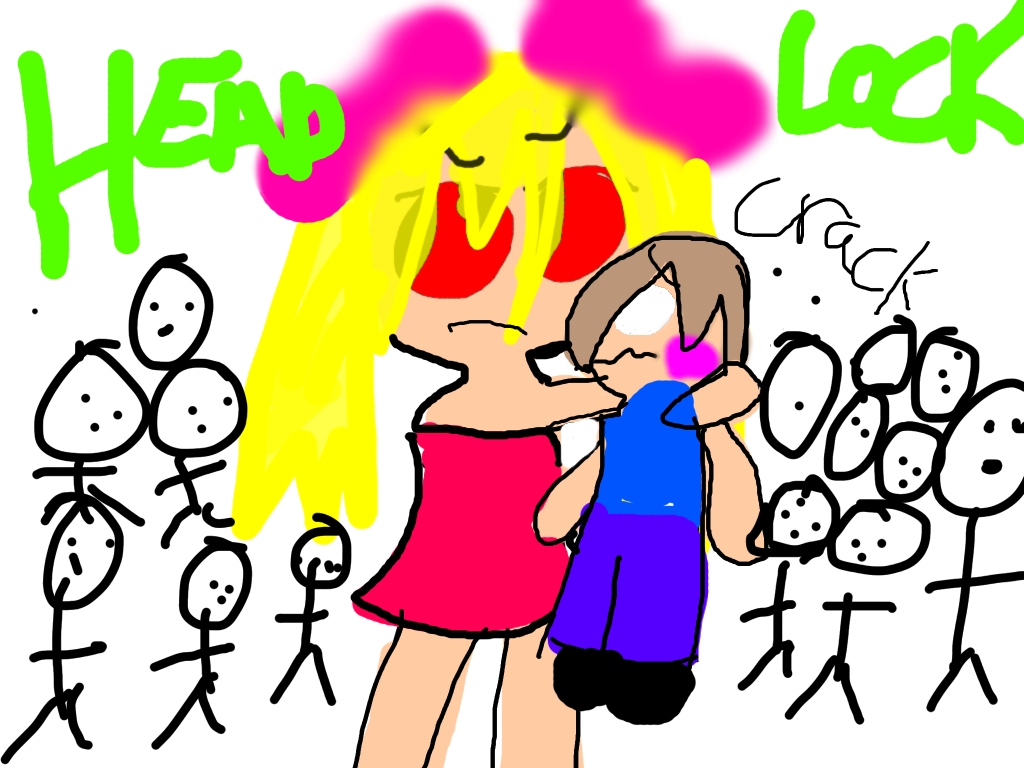 anime headlock - ibisPaint