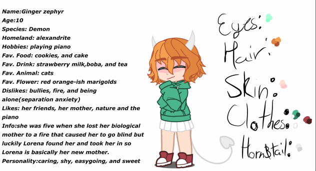 Meet another one of my ocs - ibisPaint