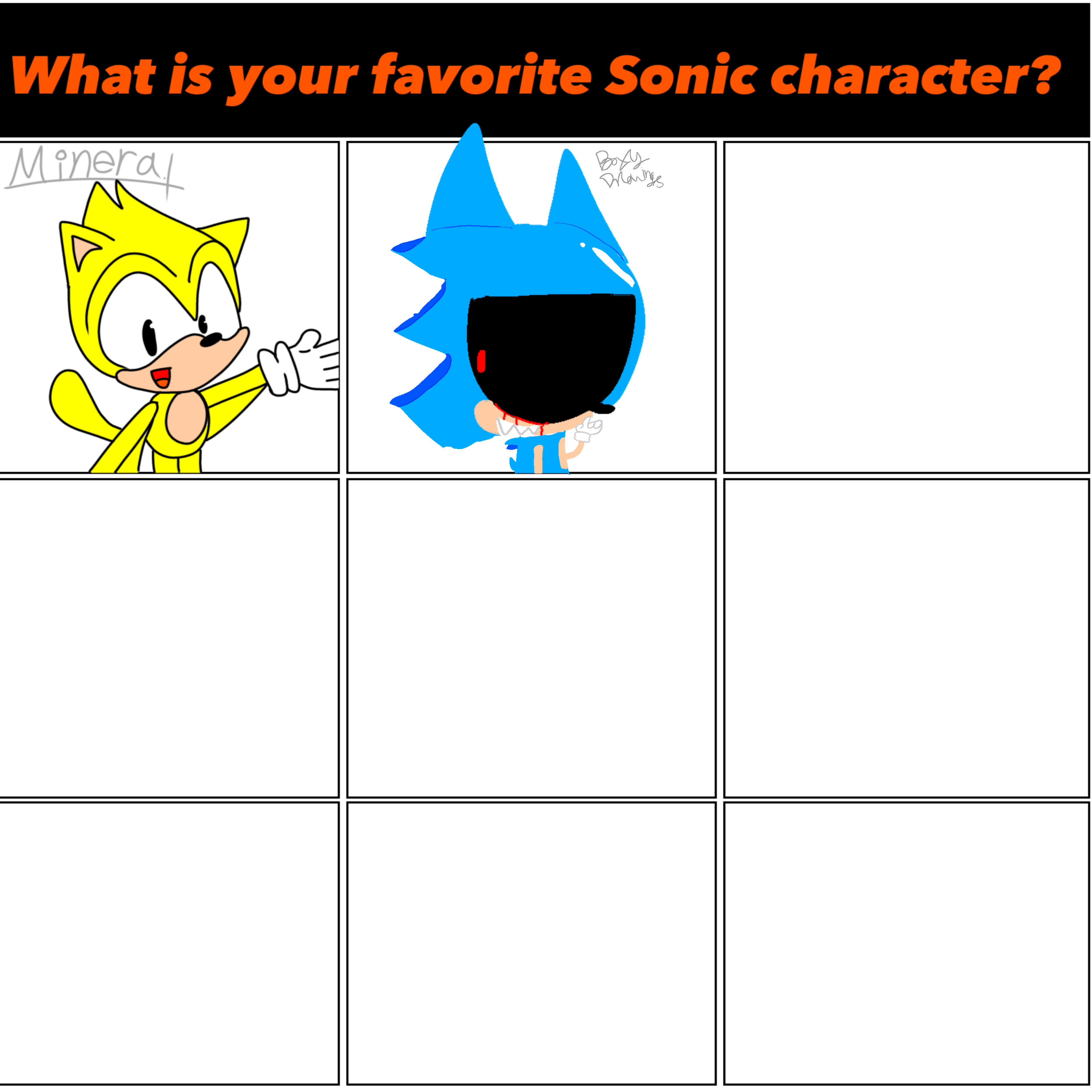 Sonic collab - ibisPaint