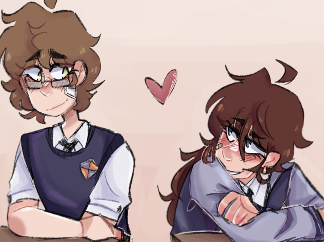 High school AU!! - ibisPaint