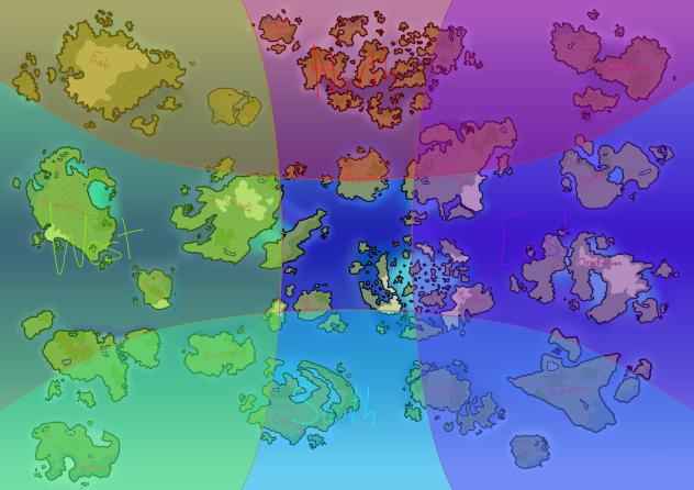 World Map of Feria - ibisPaint