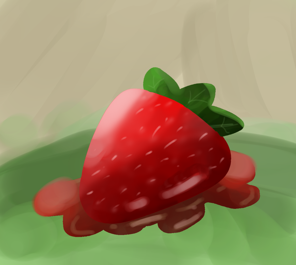 La strawberry - ibisPaint