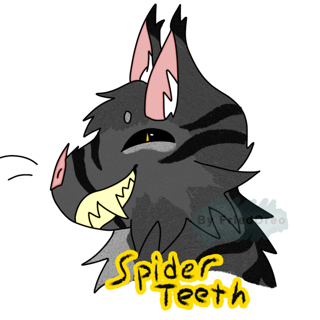 Spider ‘ Teeth - ibisPaint