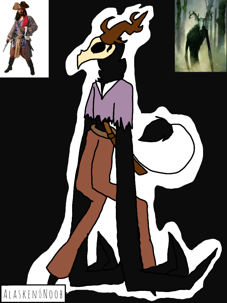 Pirate + Wendigo - ibisPaint