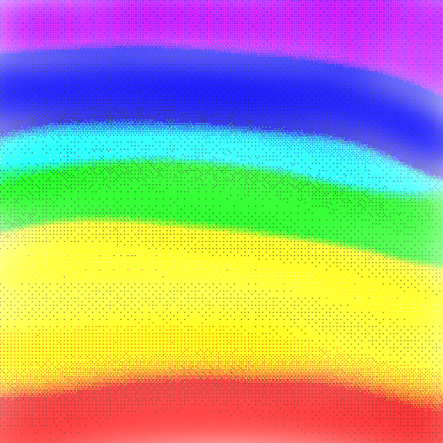 Radiant background rainbow - ibisPaint