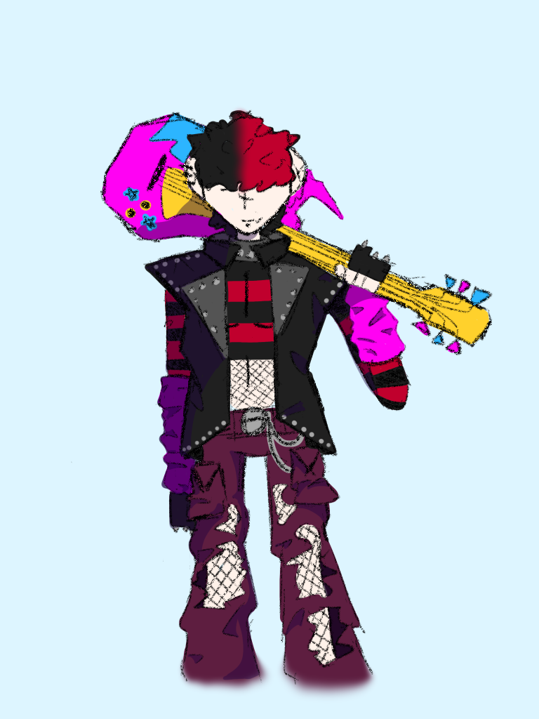 Punk drawing compleet - ibisPaint