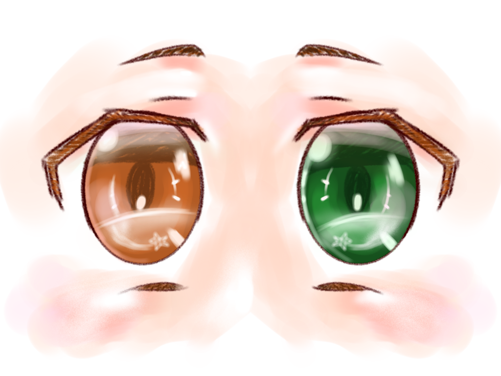 Cat eyes - ibisPaint