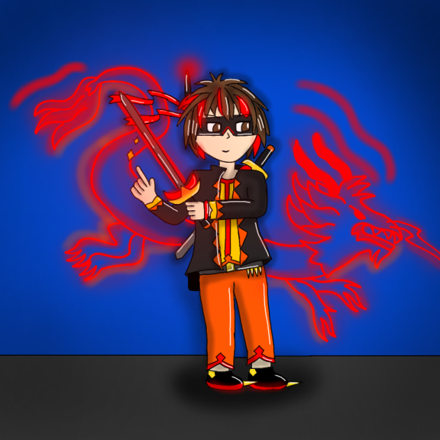 red dragon - ibisPaint