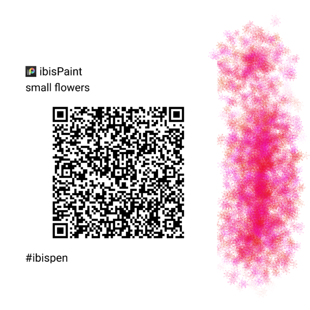 brush creation (small flowers ) - ibisPaint