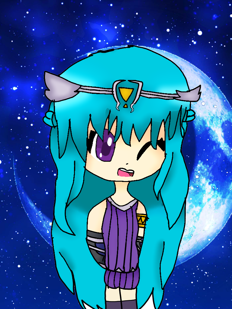 Lunar eclipse - ibisPaint