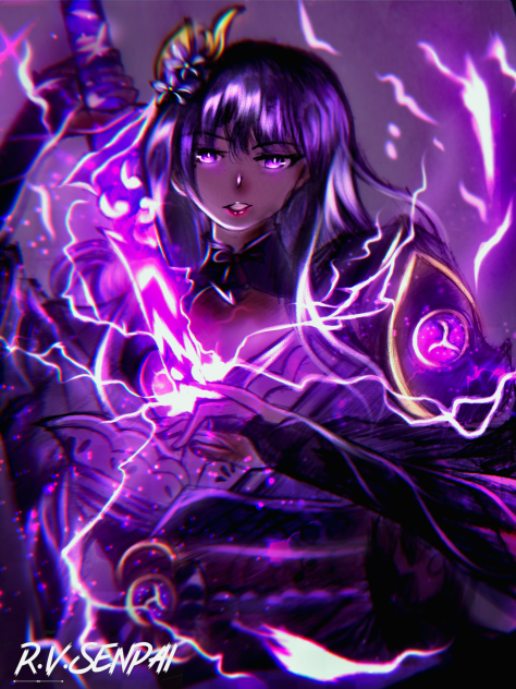 RAIDEN SHOGUN Glowart - ibisPaint