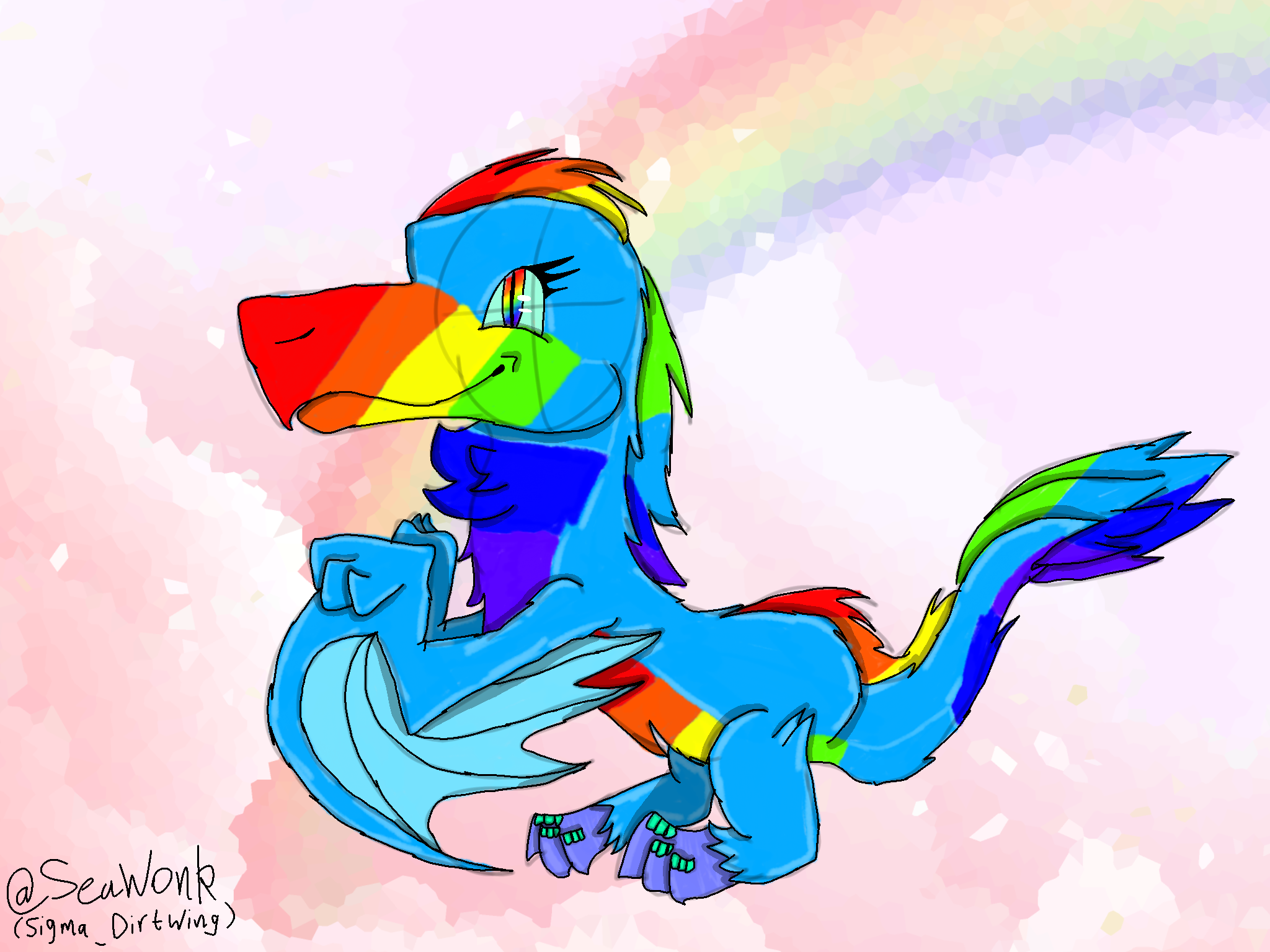 NEW DINOSAUR OC! - ibisPaint