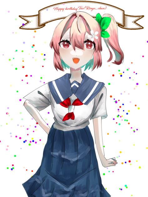 Happy birthday Táo(Ringo-chan) - ibisPaint
