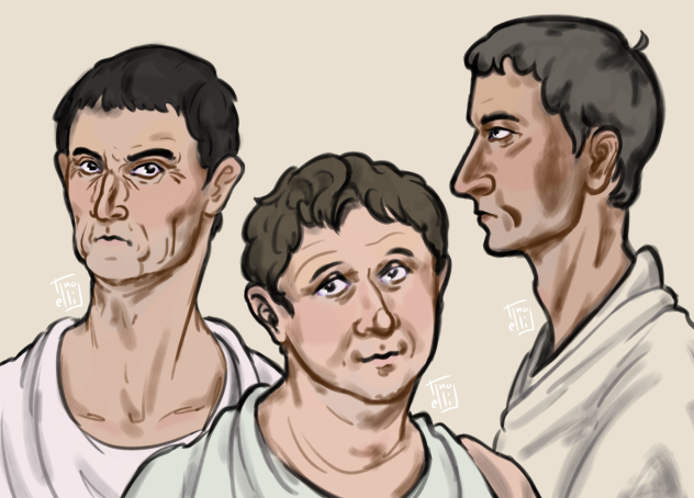 First triumvirate - ibisPaint