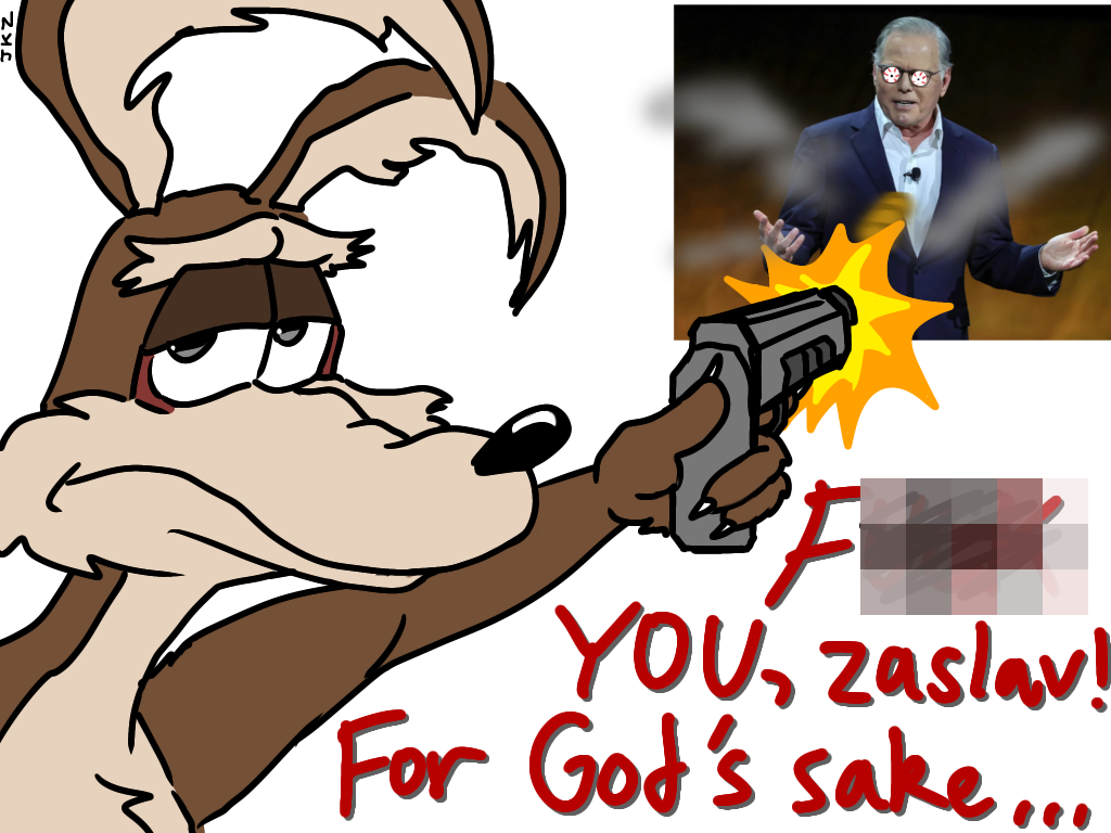 Wile E has enough. - ibisPaint