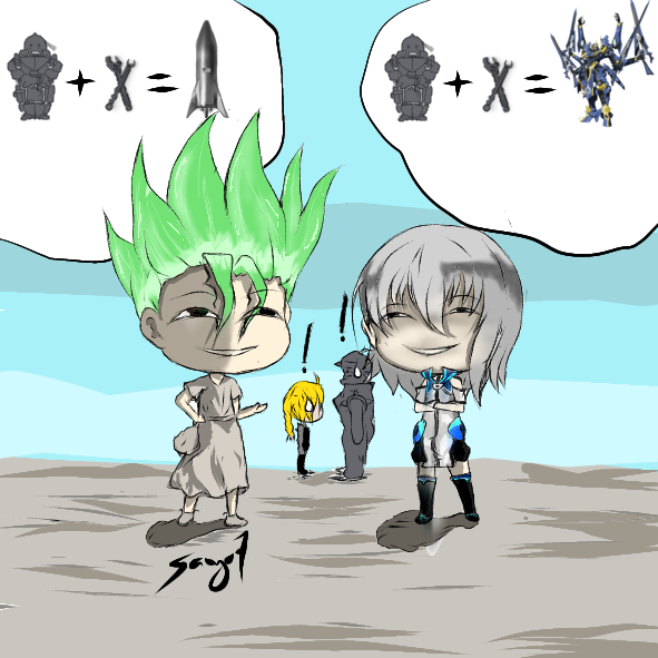 senku x ernesti - ibisPaint