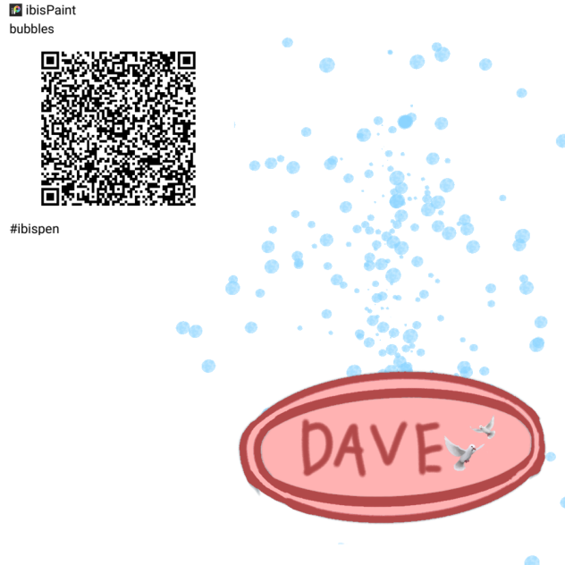 Qr code bubbles - ibisPaint