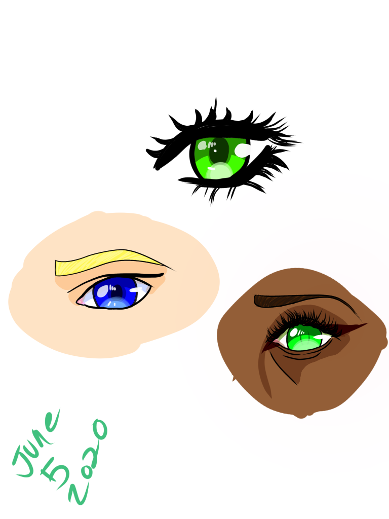 Practicing eyes - ibisPaint