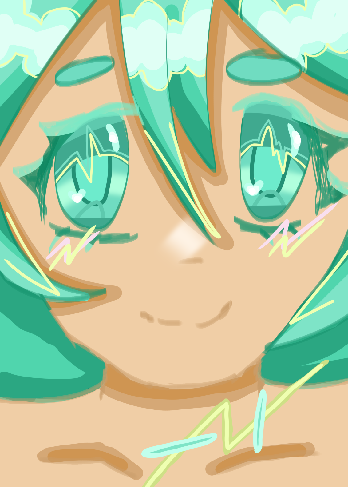 Lucky Cyan - ibisPaint