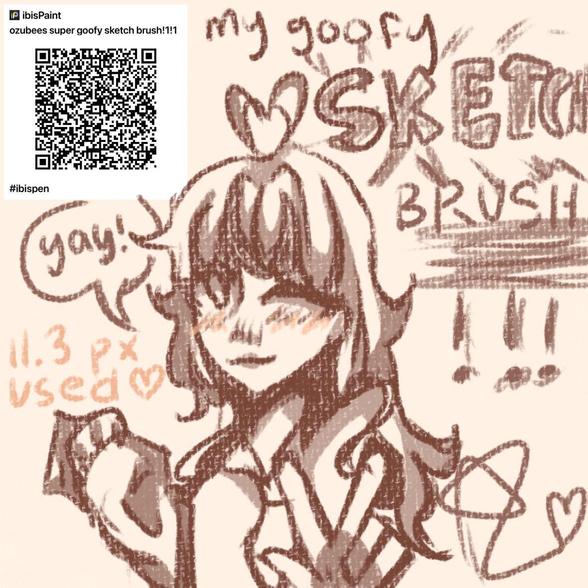 ~goofy sketch brush~ - ibisPaint