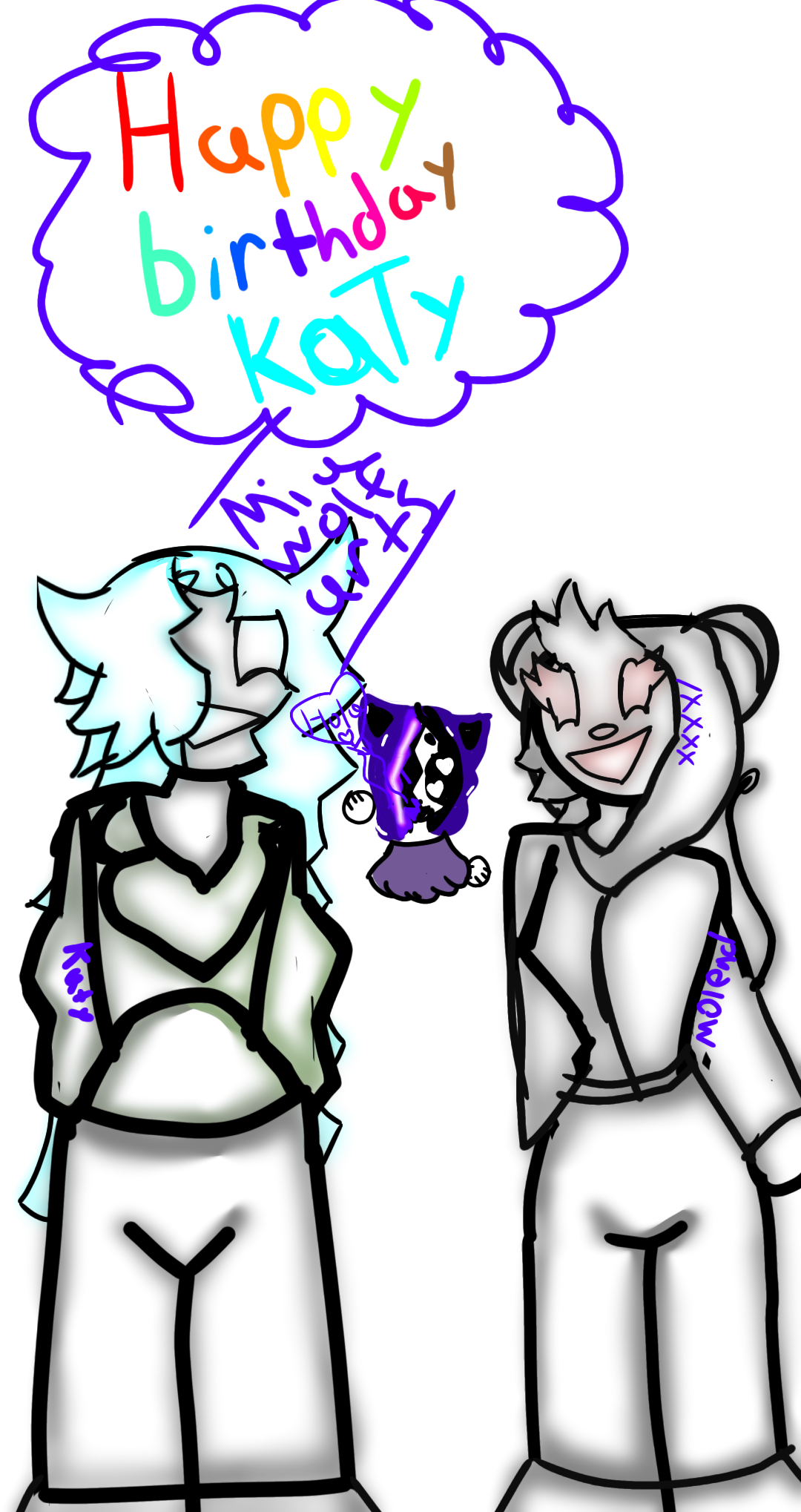 Happy Birthday KaTy (feliz cumple KaTy) - ibisPaint