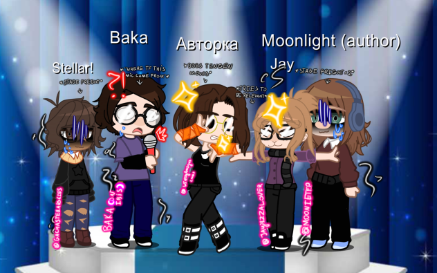 Us on stage - ibisPaint