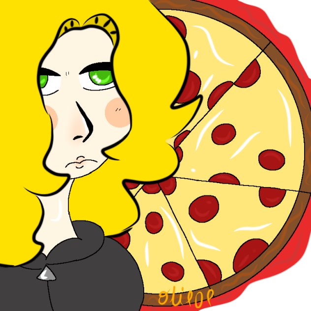 thoughts of pizza - ibisPaint