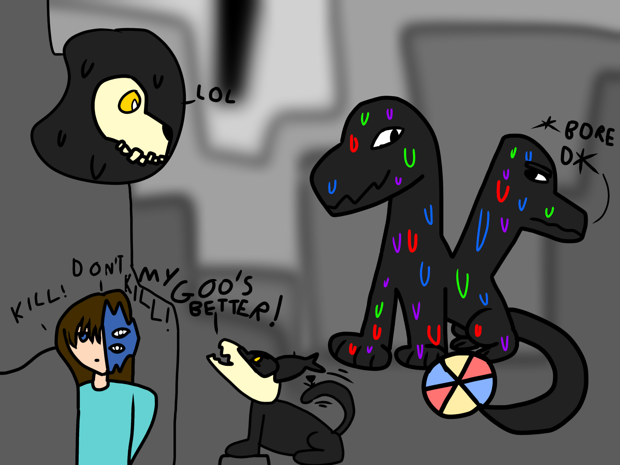 Fanart for Monsters of the unknown! - ibisPaint