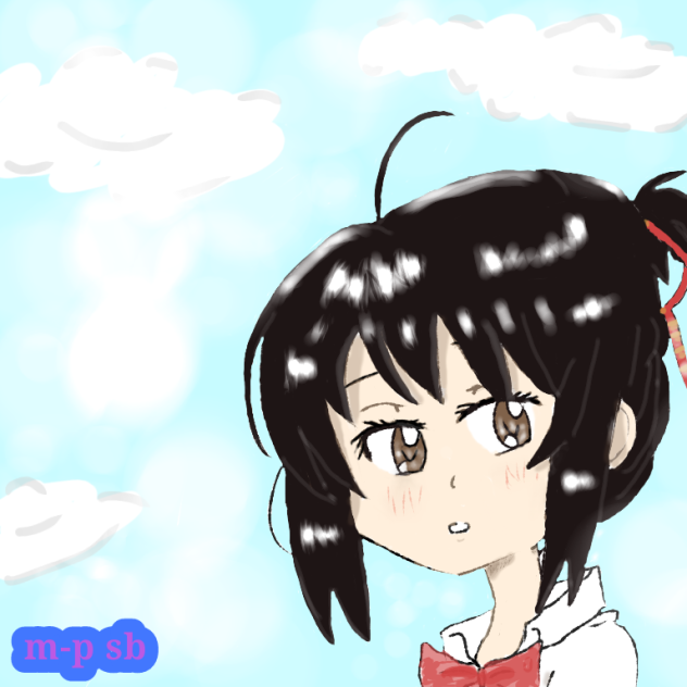 je te regarde même si je ne te vois pas - ibisPaint