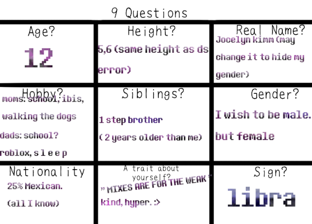 9 questions - ibisPaint