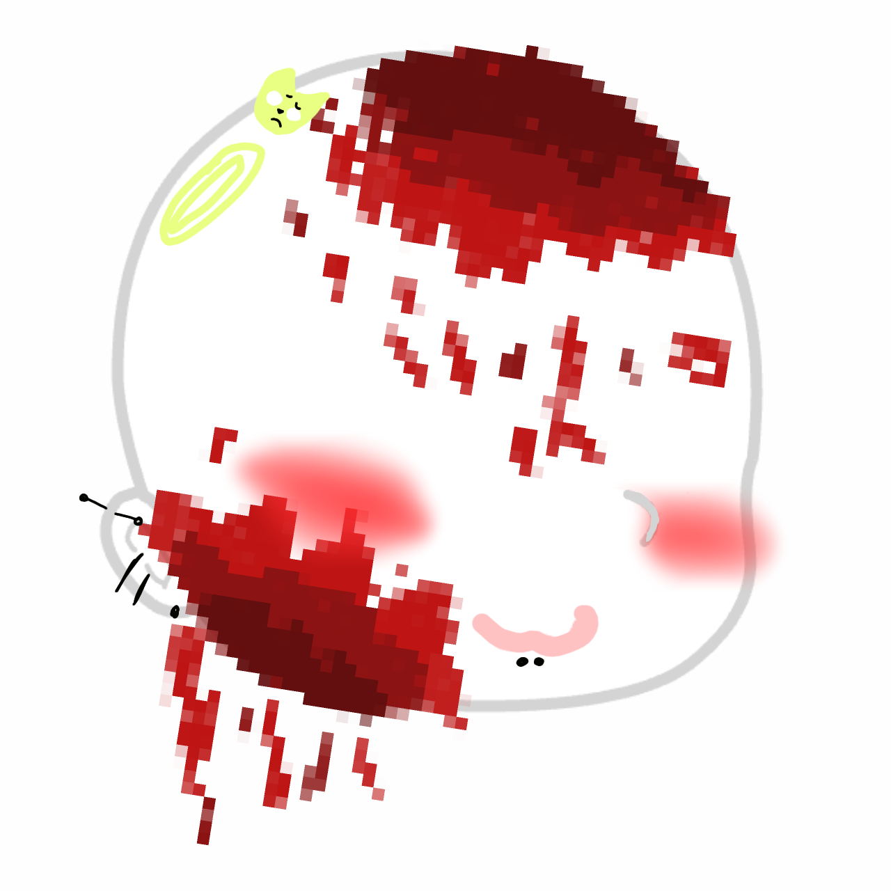 bloody face - ibisPaint