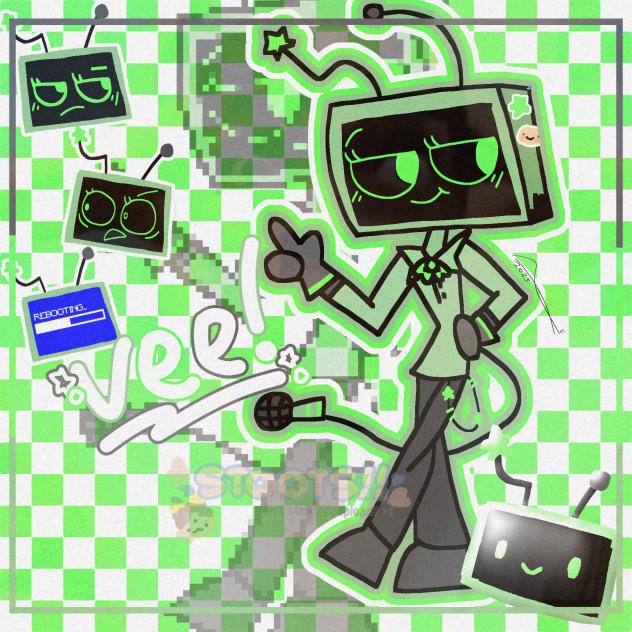 the tv head - ibisPaint