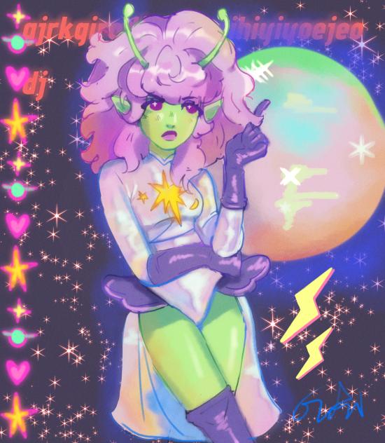 Alien girl - ibisPaint