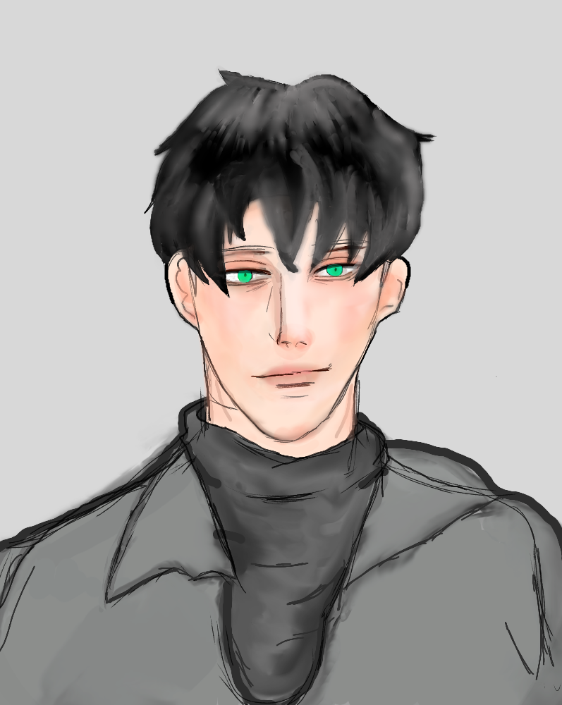 male drawing - ibisPaint