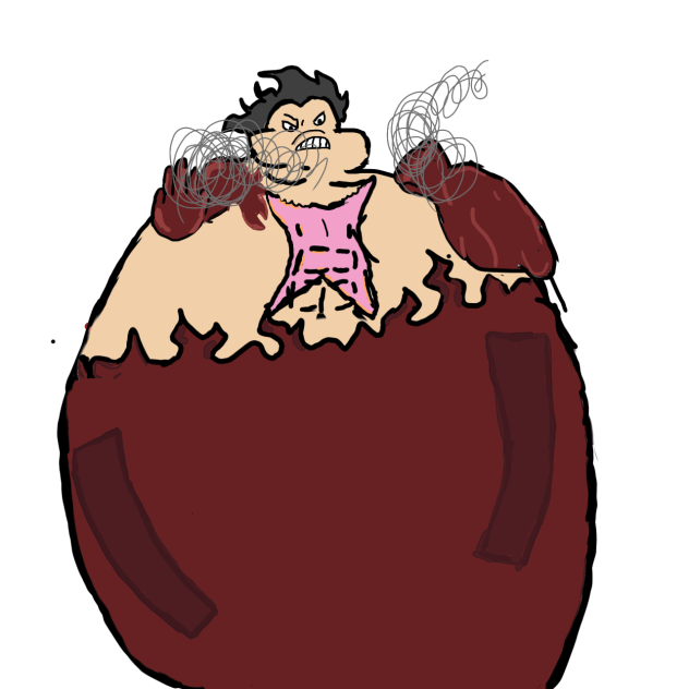 luffy tank man - ibisPaint