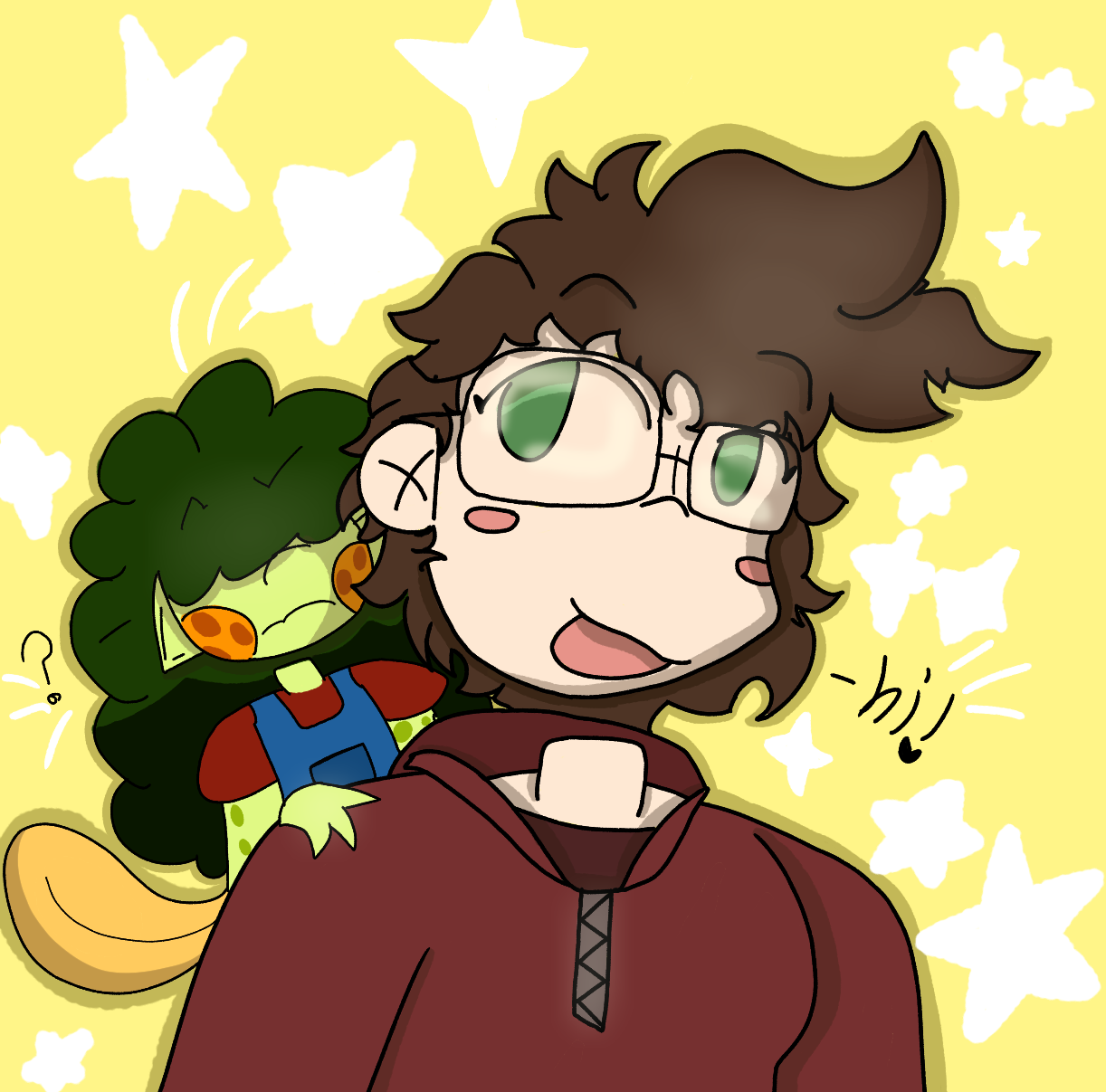 'say hi to them WC!' 'noo!' - ibisPaint