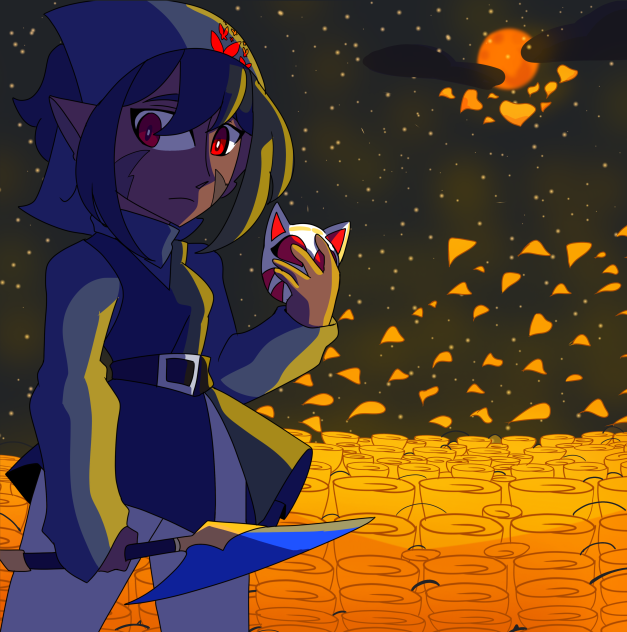 Moonlit flower - ibisPaint