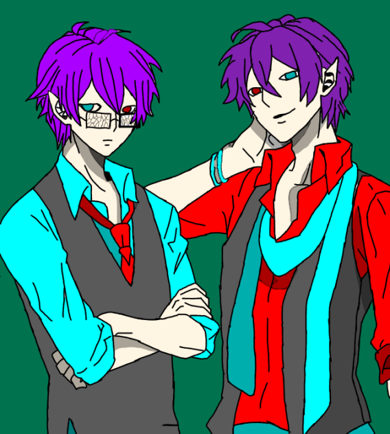 Sasha & Cameron The Fae Twins - ibisPaint