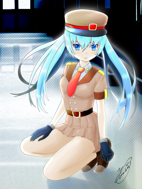 military girl - ibisPaint