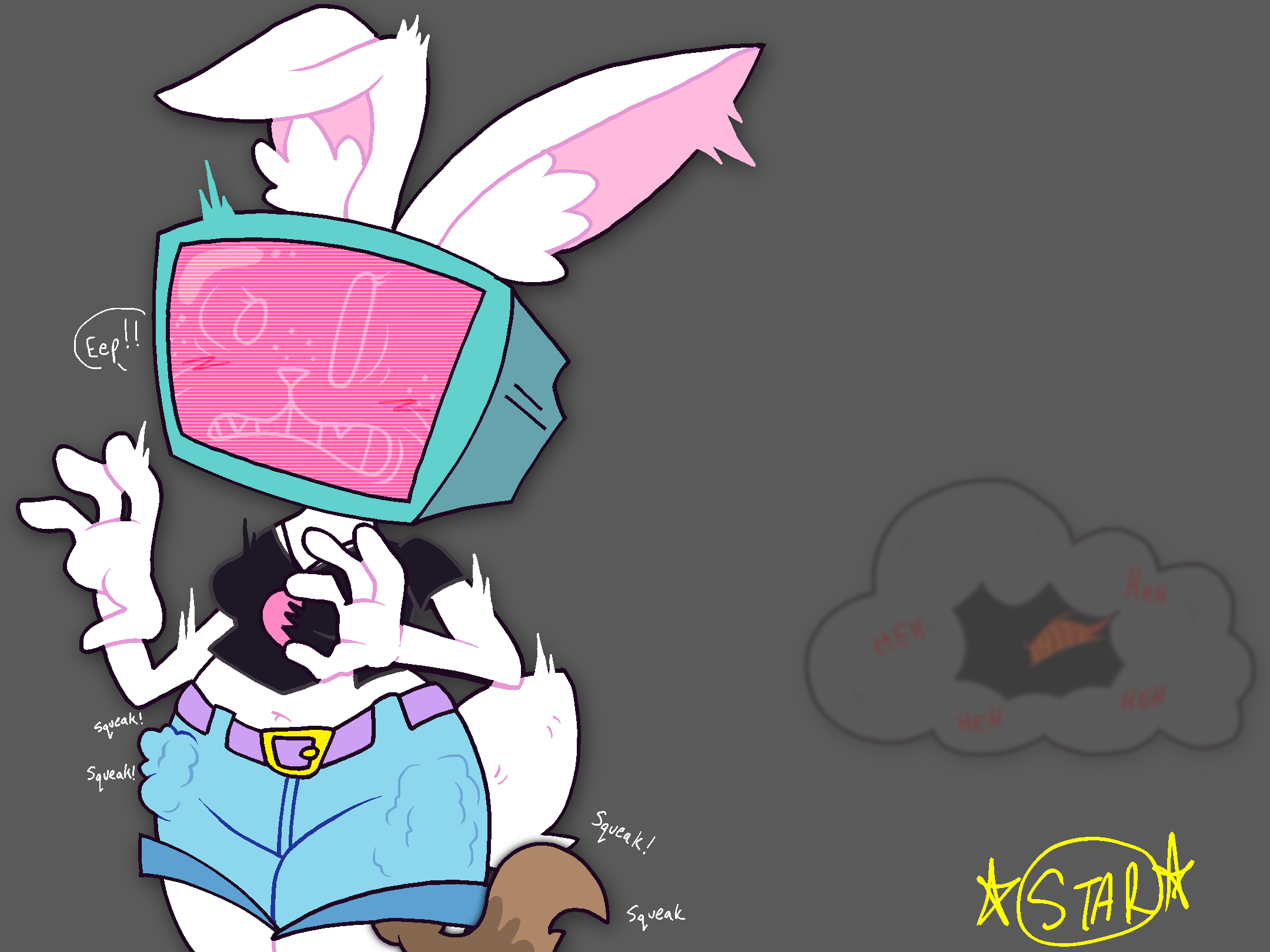 Squirrels in Melanie pants - ibisPaint