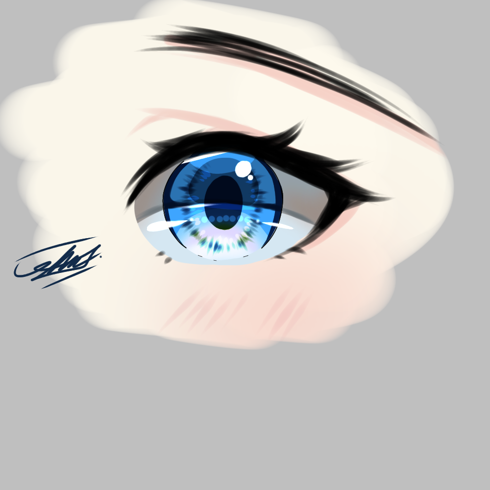 Blu eye - ibisPaint