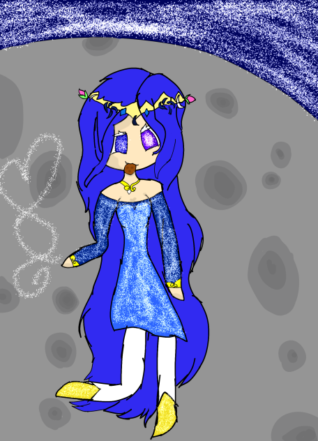 Moon goddess - ibisPaint
