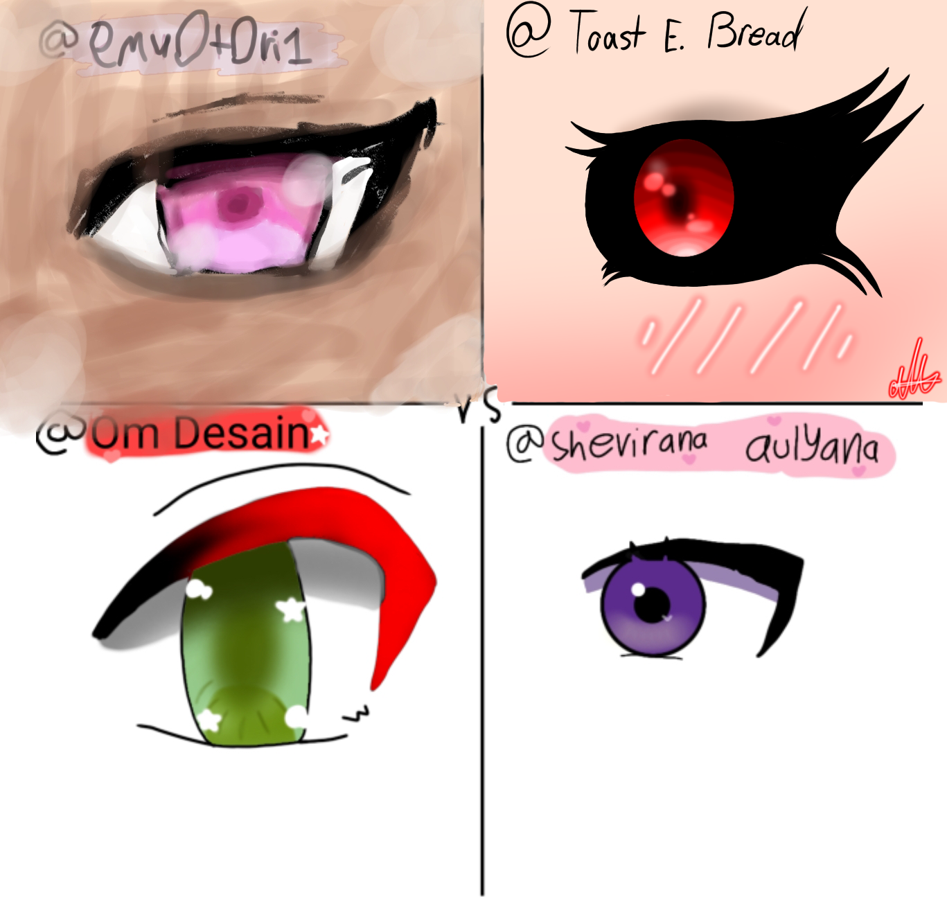 Eye Collab with Emu - ibisPaint