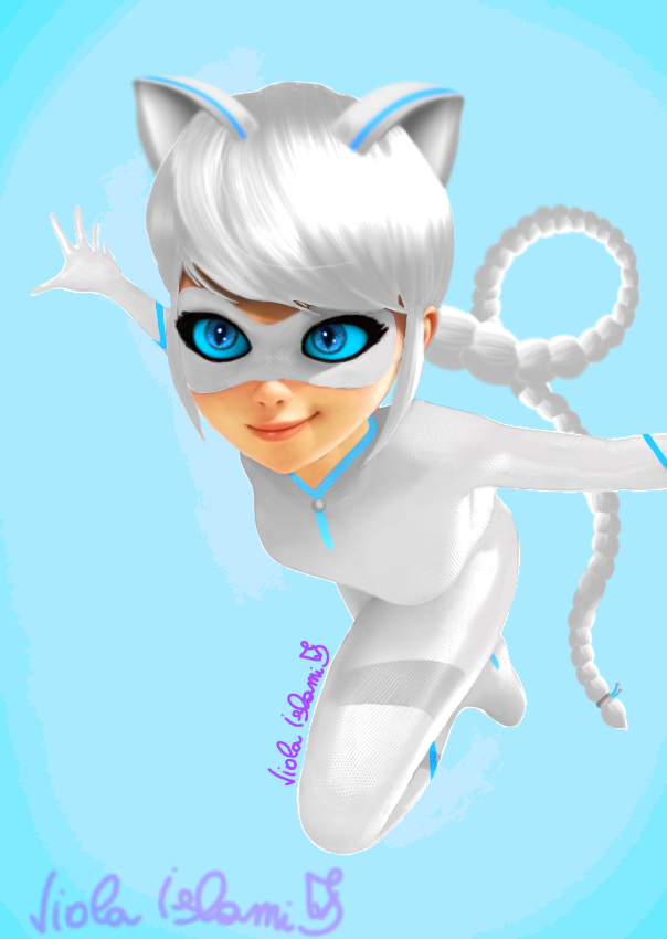 Lady Blanc ⚪💙⚪ - ibisPaint