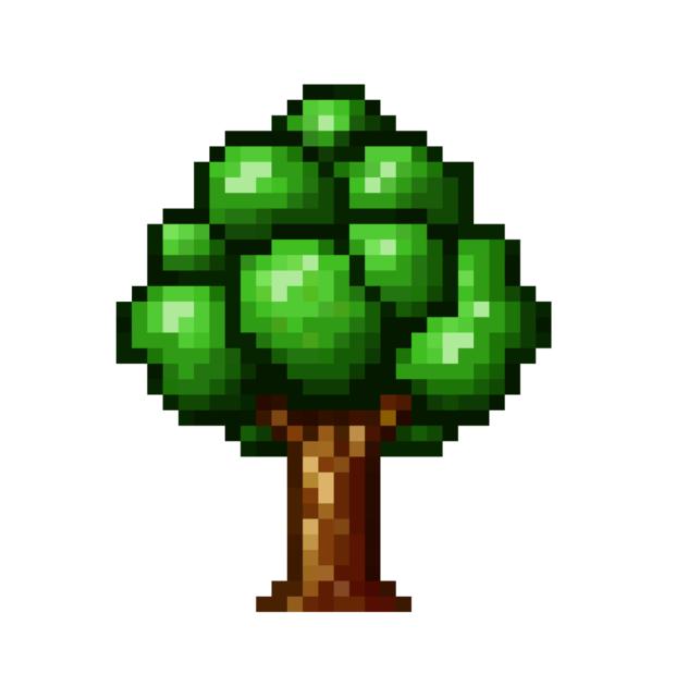 tree pixel - ibisPaint