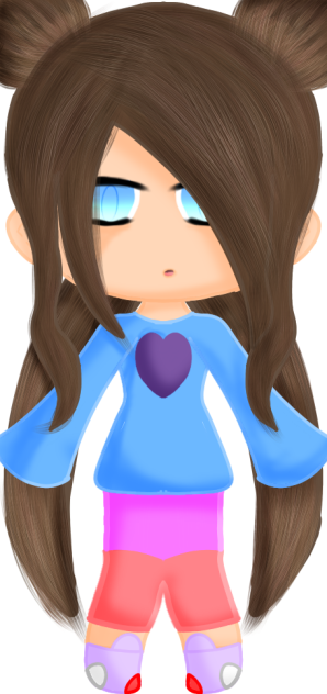 My first front facing custom OC- - ibisPaint