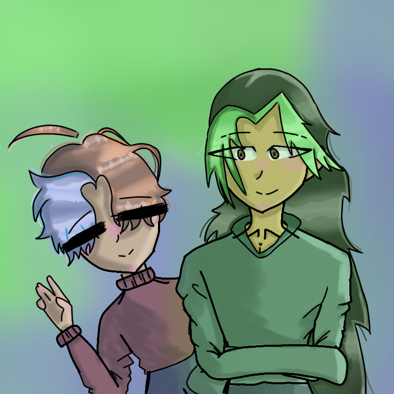 Leo & Jayden 💚🩵 - ibisPaint