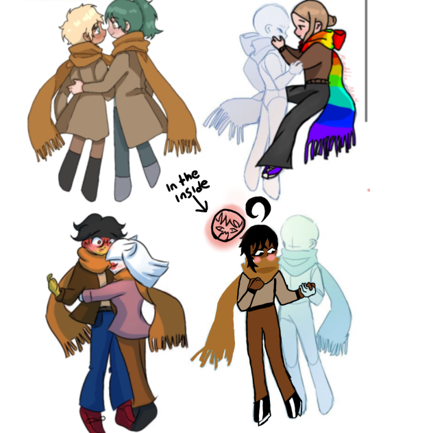 Scarf collaboration - ibisPaint